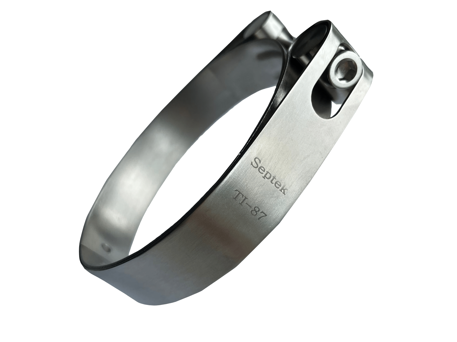 Titanium Hose Clamps For Candle Filter Sleeves - Septek Filter